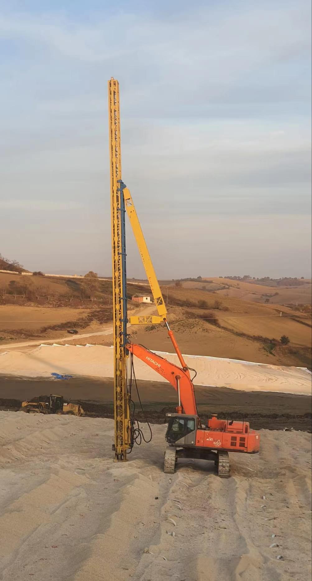 Vertical Wick Drain, Vacuum Preloading, PVD Mast, Tower Crane ...