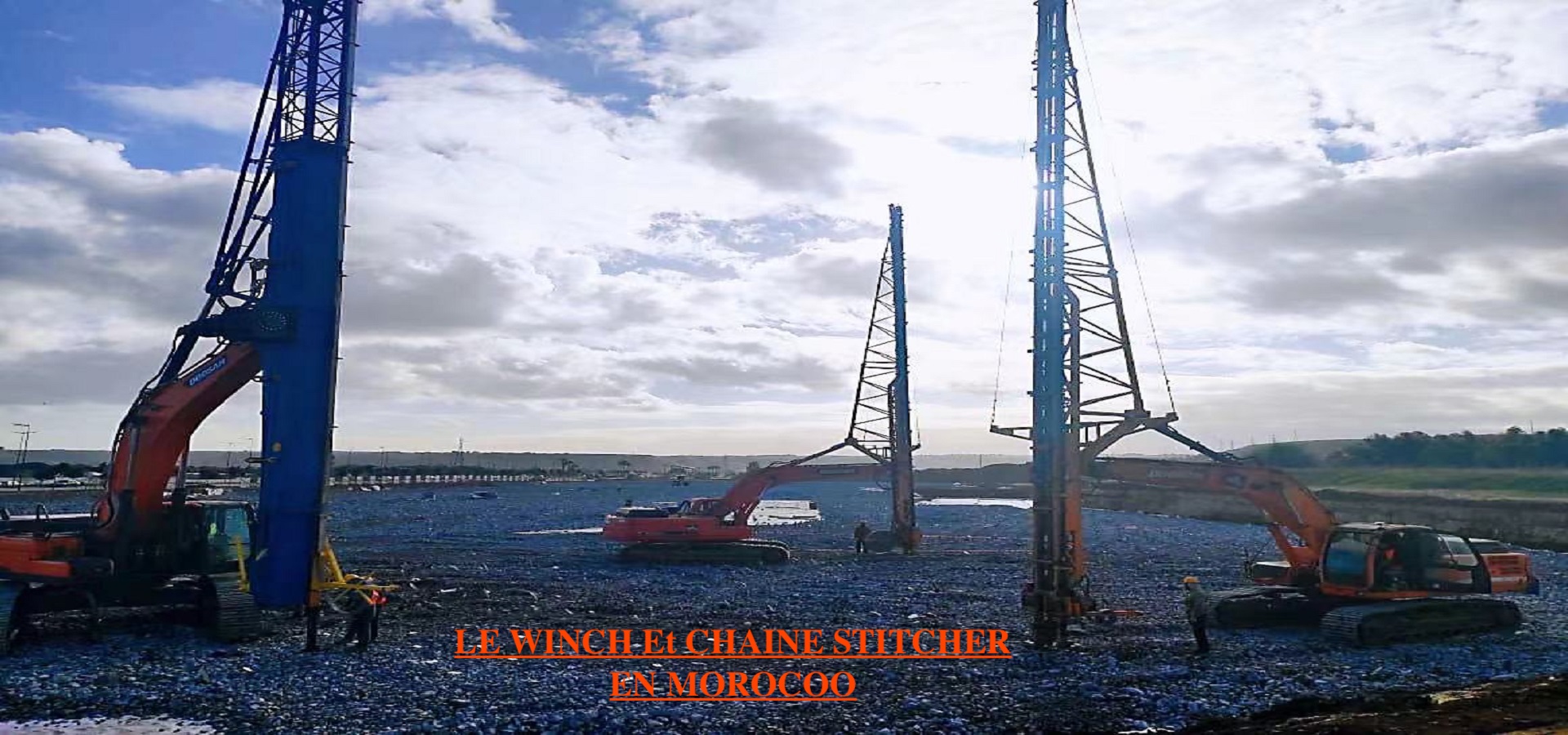 Vertical Wick Drain, Vacuum Preloading, PVD Mast, Tower Crane ...